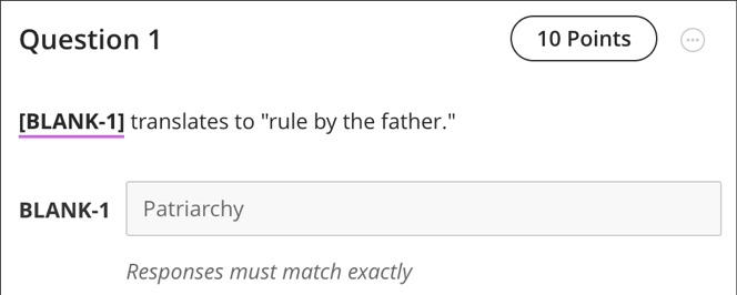 Assessment: Fill-In-The-Blank-Type Questions Tips and Advantages